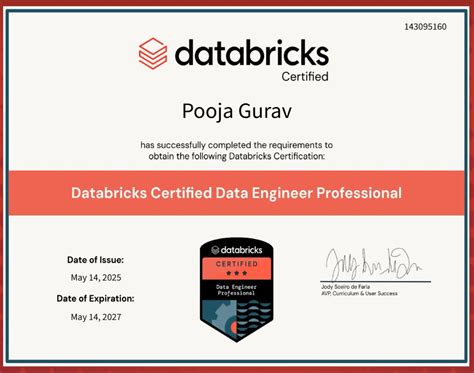 Dataengineer Databricks Celebaltechnologies Datascience Certification Professionalgrowth