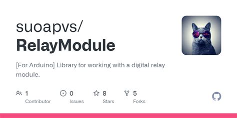 Github Suoapvs Relaymodule For Arduino Library For Working With A Digital Relay Module