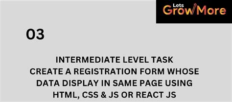 aafreen khan on linkedin task3 letsgrowmore lgmvip internship webdevelopment taskcompletion…