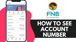 How To Find Your Account Number On The Fnb App Leo Lassiter Mp Mp Download Clip