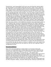 Understanding Implicit Bias In Healthcare Effects And Course Hero