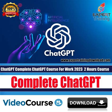 Chatgpt Complete Chatgpt Course For Work 2023 Course Expert Training