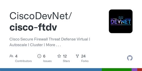 github ciscodevnet cisco ftdv cisco secure firewall threat defense