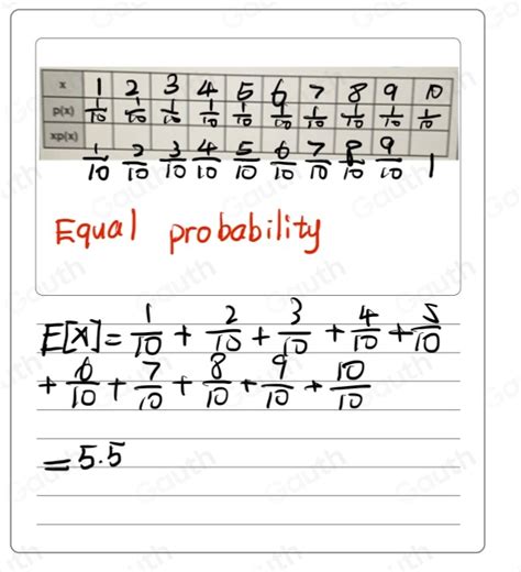 Solved 9consider The Equal Segment Spinner Numbered 1 10 Shown Below