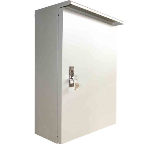 ตู้เหล็ก กันน้ำ มีหลังคา เบอร์4 440x610x230 Kbsw9004 Kbsw006 Kjl สั่งได้ออเดอร์ละ1ใบ