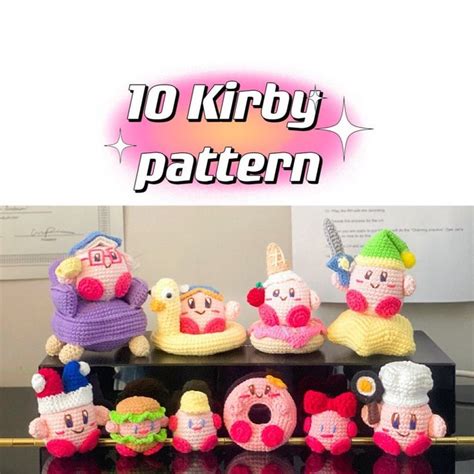 Crochet Kirby Pattern Etsy Canada Kirby Character Kirby Crochet Game