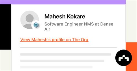 Mahesh Kokare Software Engineer Nms At Dense Air The Org