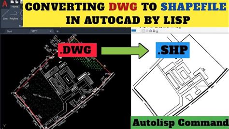 How To Convert Dwg To Esri Shapefile In Autocad By Lisp Autocad
