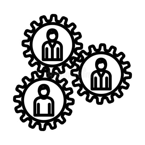 Teamwork Icon Stock Vector Illustration Of Company 247942325