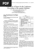 IEEE Column Format Typefaces