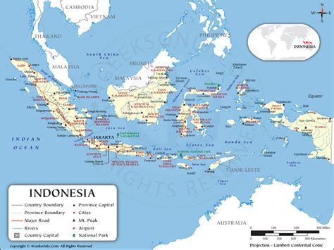 Indonesia Map