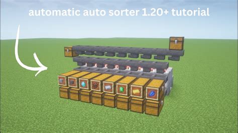 Ultimate Auto Sorter In Minecraft Easy And Efficient Storage System