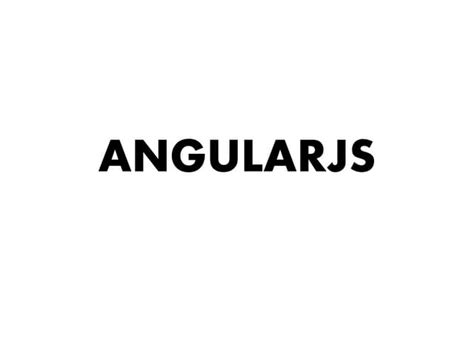 angular js ppt pptx web development internet