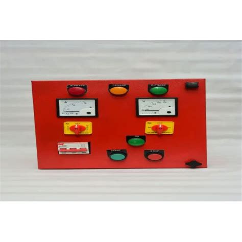 Fire Fighting Panel Metal Construction Red Color Electric Power