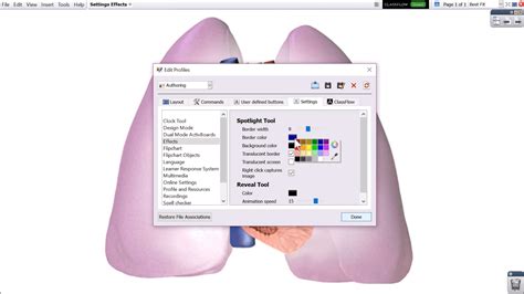 Activinspire Effects Settings Learn Promethean