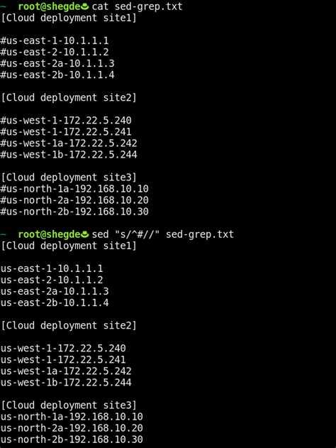 Manipulating Text With Sed And Grep