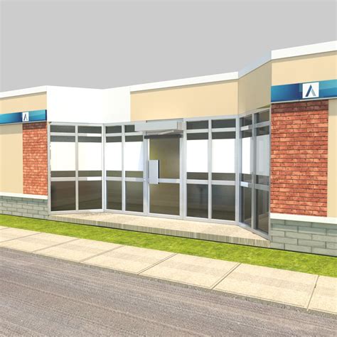 Modern Bank Exterior