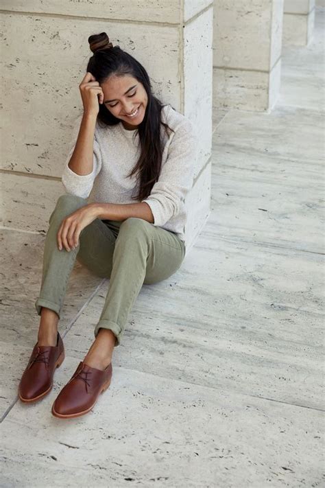 Женские оксфорды: с чем носить, модные фото на 2024 | Oxford shoes ...