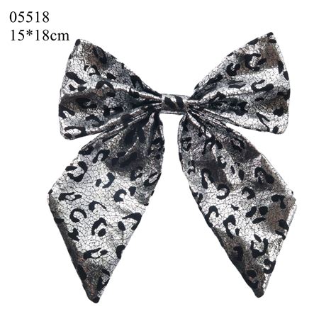 Silver Metallic Double Loop Bow With Black Spots Fayfunribbons Professional Ribbons Manufacturer