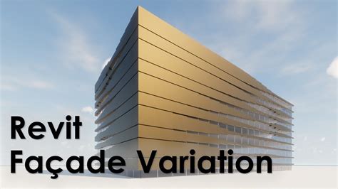 Revit Facade Panels Varation YouTube