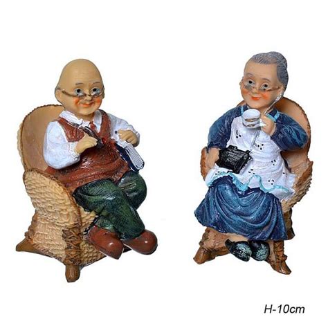 Статуэтка Бабушка Дедушка 10 см ⋆ ПОДАРКИ В РЯЗАНИ ⋆ Фигурка