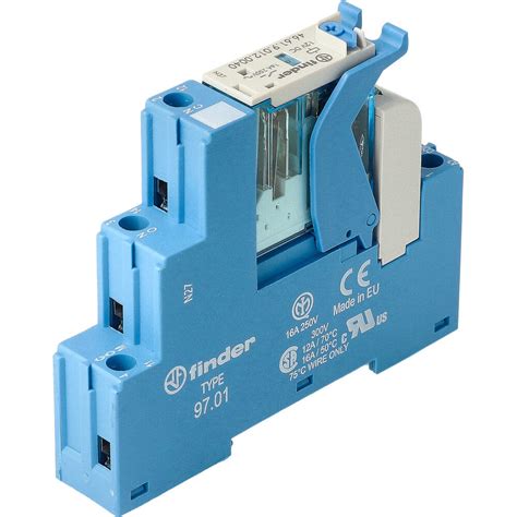 Finder 16a Interface Relay Module 12v Dc With Led 4c0190120050