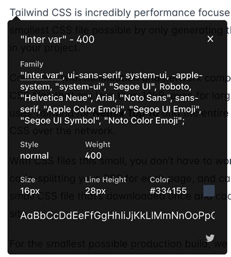 Inter Var But Not Actually Inter Var · Tailwindlabs Tailwindcss · Discussion 10909 · Github