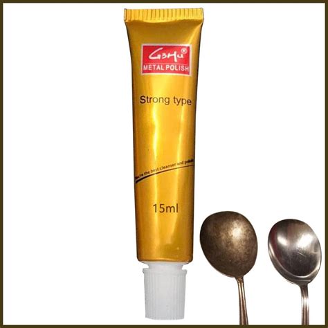 Metal Polish Cream Rust Remover For Metal Multi Function Polishing Paste To Remove Rust Silver