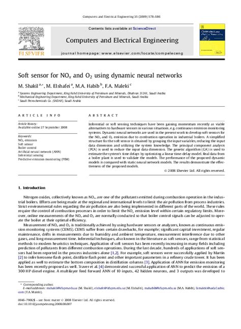 Pdf Soft Sensor For And Using Dynamic Neural Networks