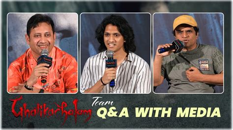 Ghatikachalam Movie Team Q And A With Media Nikhil Devadula Amar