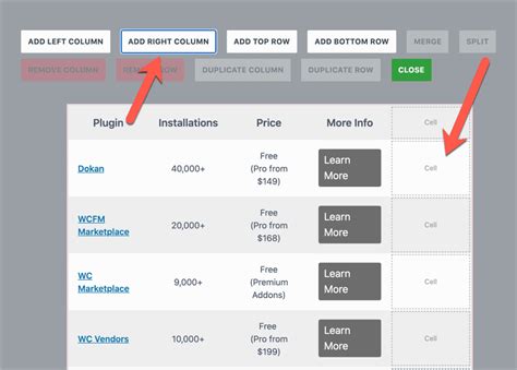How To Add Rows Or Columns To An Existing Table Wp Table Builder