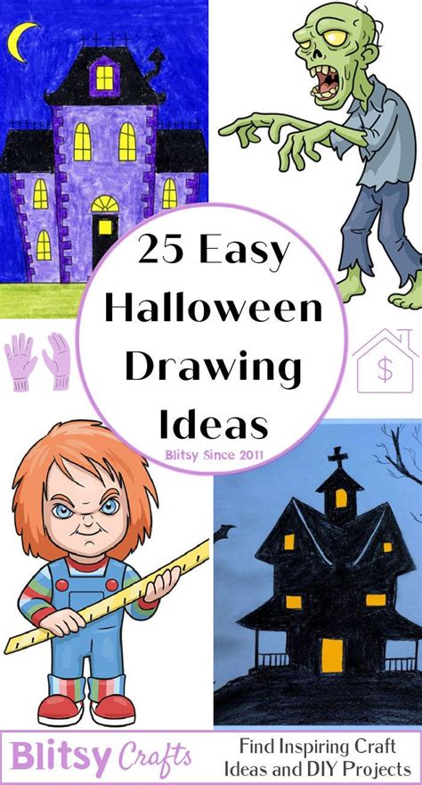 Simple Halloween Drawing