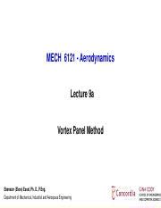 Aerodynamics Vortex Panel And Finite Wing Theory Course Hero