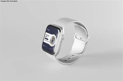 Premium PSD A Smart Watch With A Message On It