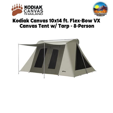 🔥พร้อมส่ง🔥kodiak Canvas 10x14 Ft Flex Bow Vx Canvas Tent W Tarp