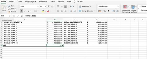 How To Calculate IRR In Excel IRR Function Formula Layer Blog