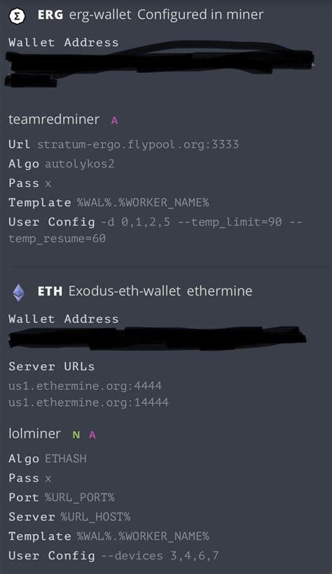 Unable To Dual Mine Eth Erg On The Same Rig Solved Miners Forum And Knowledge Base A Place