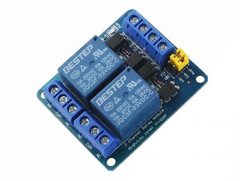 Módulo Relé 2 Canais 3v 10a Com Borne Kre Para Esp32 Eletrogate