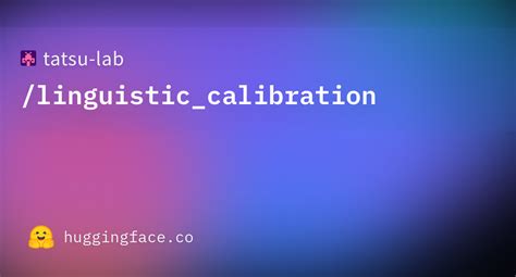 Tatsu Lab Linguistic Calibration · Datasets At Hugging Face