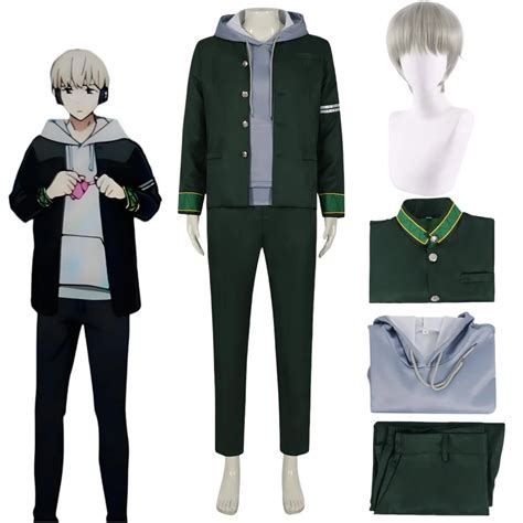 Anime Wind Breaker Ren Kaji Cosplay Winbre Costume Wig Furin High