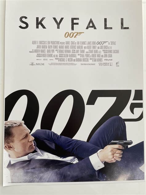James Bond Skyfall Mini Poster