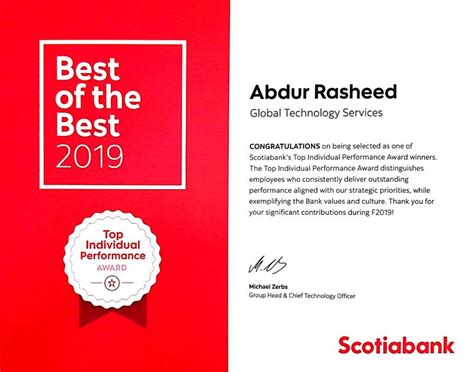 Abdur Rasheed On Linkedin Lifeatscotiabank Bestofthebest