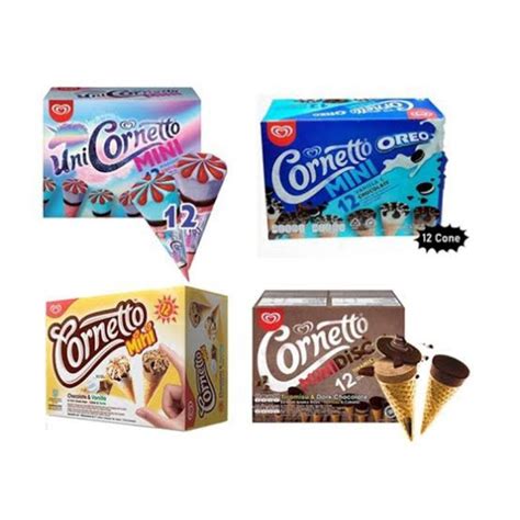 Jual Ea Cream Cornetto Mini Isi 12 Pc Shopee Indonesia