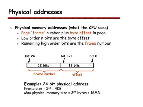 Ppt Cs 333 Introduction To Operating Systems Class 9 Memory