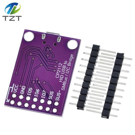 Tzt Cp2112 Debug Board Usb To Smbus I2c Communication Module 20 Microusb 2112 Evaluation Kit