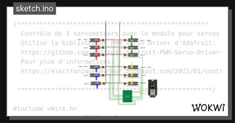 Esp32pca9685 Test Multi Servo Wokwi Esp32 Stm32 Arduino Simulator