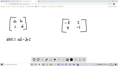 ⏩solveddetermine Whether Each Matrix Is Invertible By Finding The