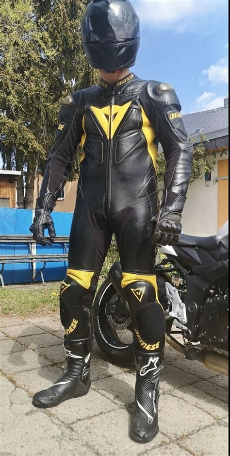 Leather Handmade Biker Suite Motorcycle Leathers Suit Hot Biker Guys Leather Fashion Men