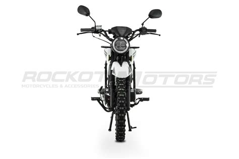 Мопед ROCKOT ALPHA OFFROAD M-12 LUX (белый глянцевый) - купить в ...