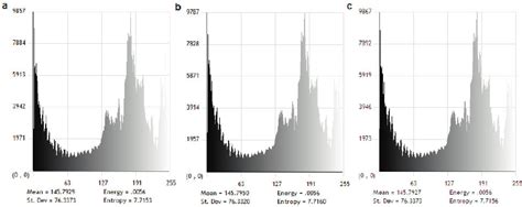 Luminance Histogram For A Cover Image B Stegogramme Of Scheme I Download Scientific